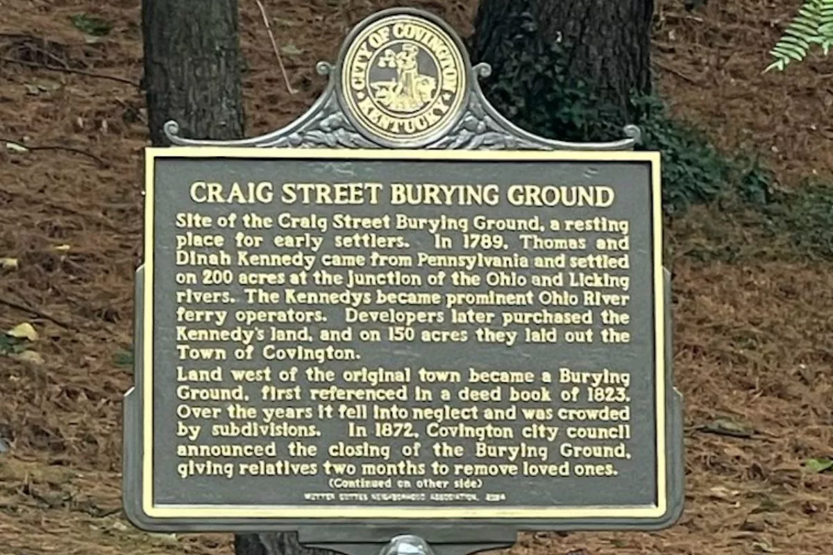 New Marker Honors History Behind Covington's Craig Street Burying Ground