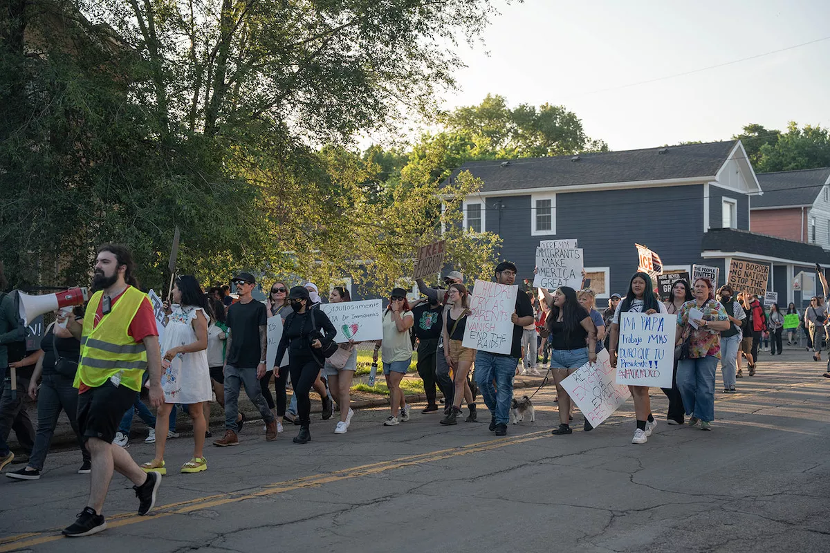 [PHOTOS] Hundreds Protest ICE Arrests at Butler County Jail, One ...